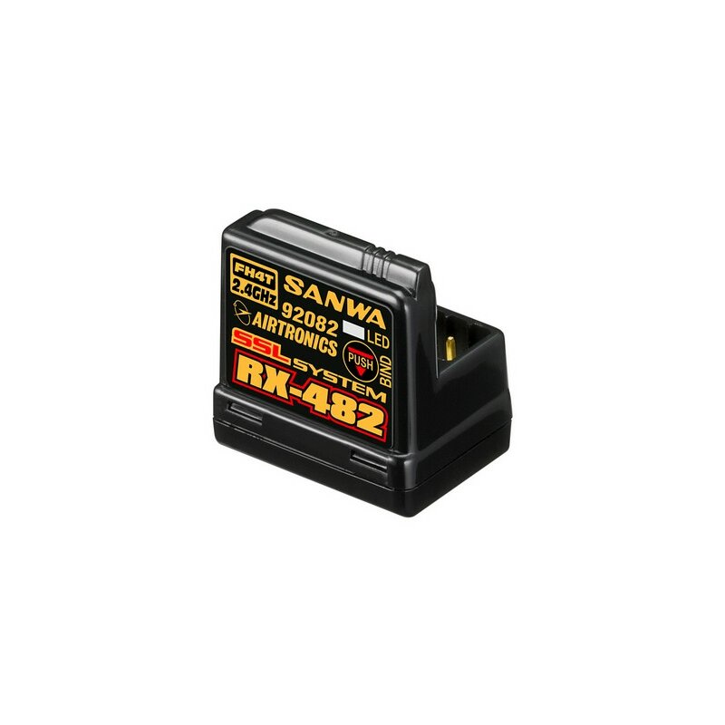 Sanwa RX-482 Telemetrie / SSL Empfänger Surface CH4 2.4GHZ FH4 (SSL F, 79,95