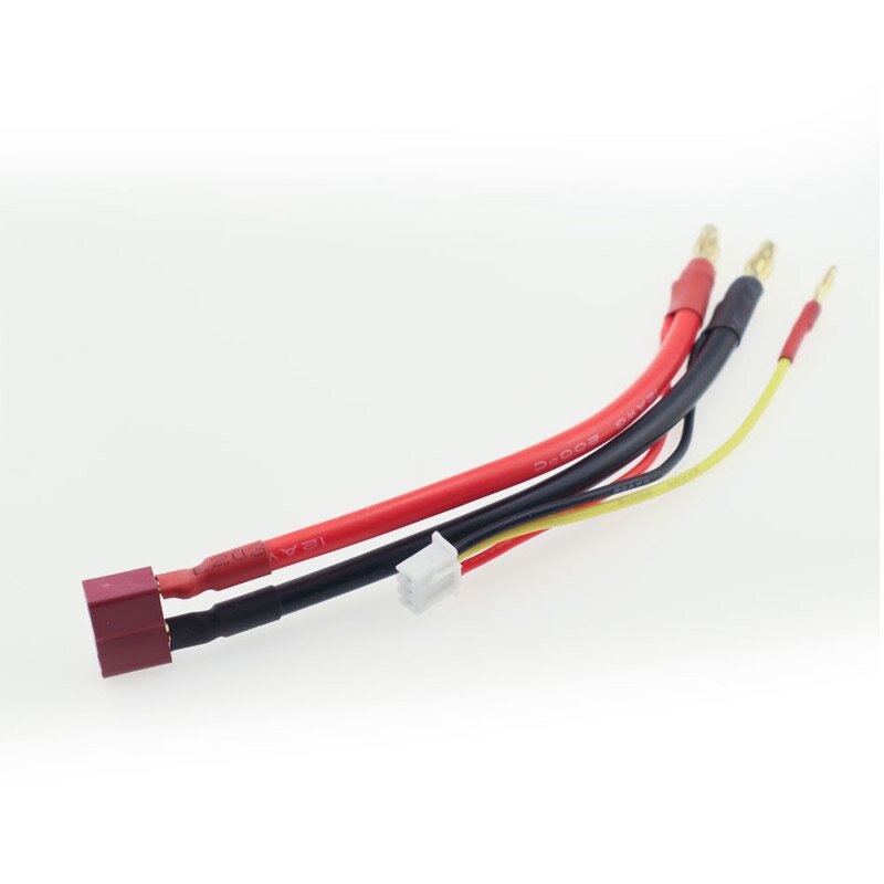 TSP-Racing T-Plug male to 4mm incl. 2.5mm Balancer Anschluss, 4,99