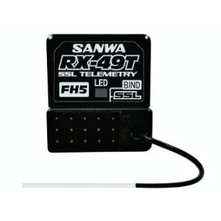 RX-49T EMPFÄNGER SXR-SSL WASSERFEST SANWA SURFACE CH4 2.4GHZ FH5, 49,49